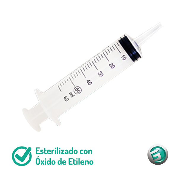 TuMaterialMédico.com | Jeringa de 60 cc tipo Tommy Sin Aguja GROSSMED